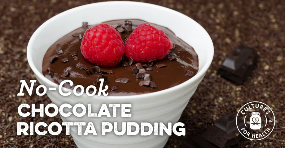 No-cook Chocolate Ricotta Pudding Recipe - Cultures For Health