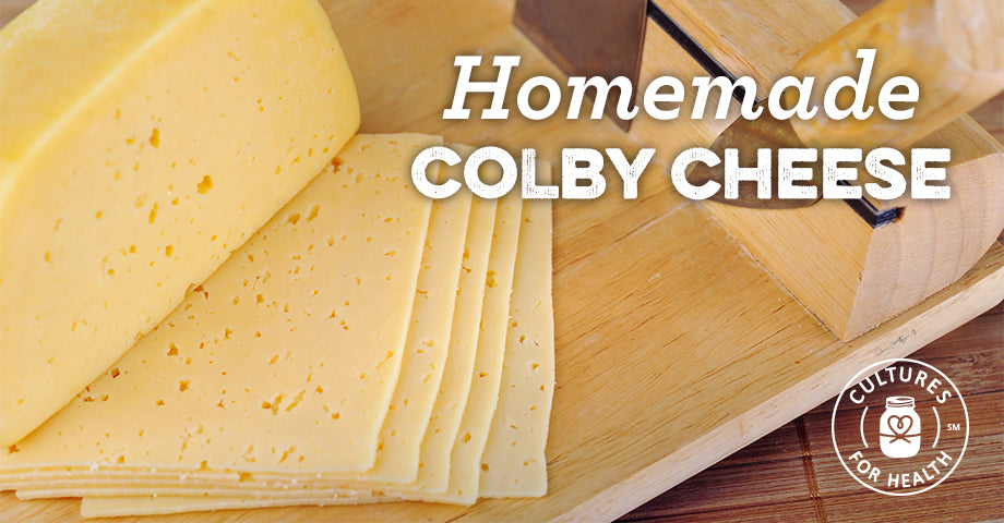 Colby Cheese Recipe - Cultures For Health
