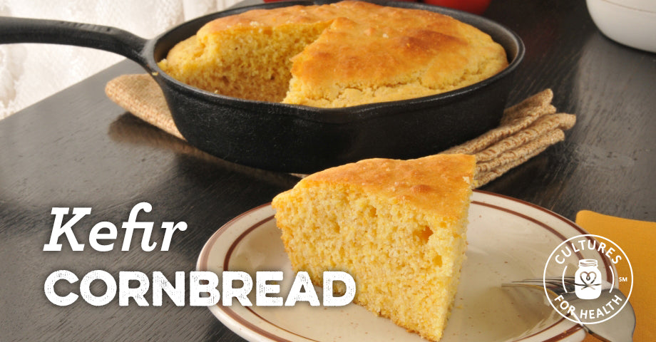 Kefir Cornbread Recipe - Cultures For Health