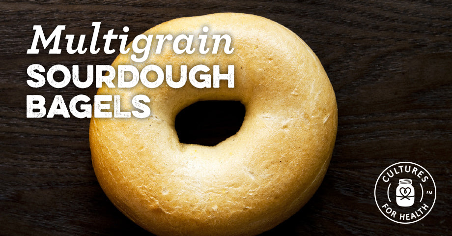 Multigrain Sourdough Bagels Recipe - Cultures For Health